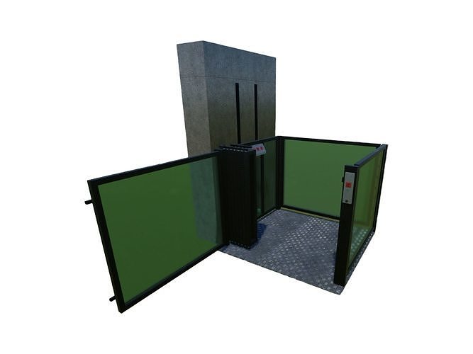 Elevator 3D model animated | CGTrader