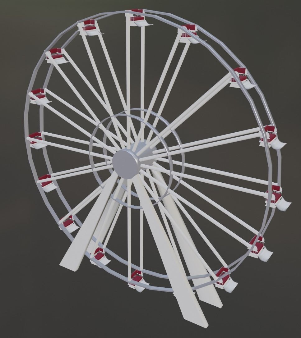 3D model Ferris Wheel VR / AR / low-poly | CGTrader