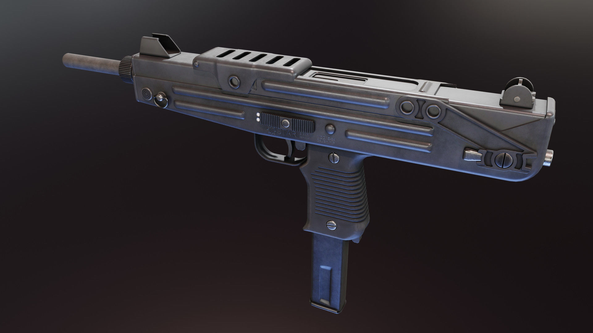 3D model Star Z84 SMG VR / AR / low-poly | CGTrader