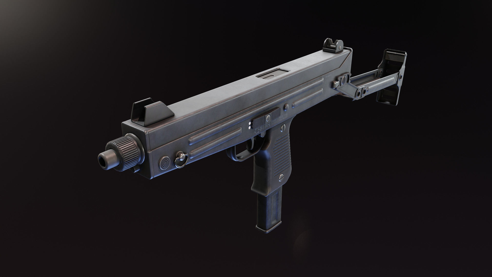 3D model Star Z84 SMG VR / AR / low-poly | CGTrader