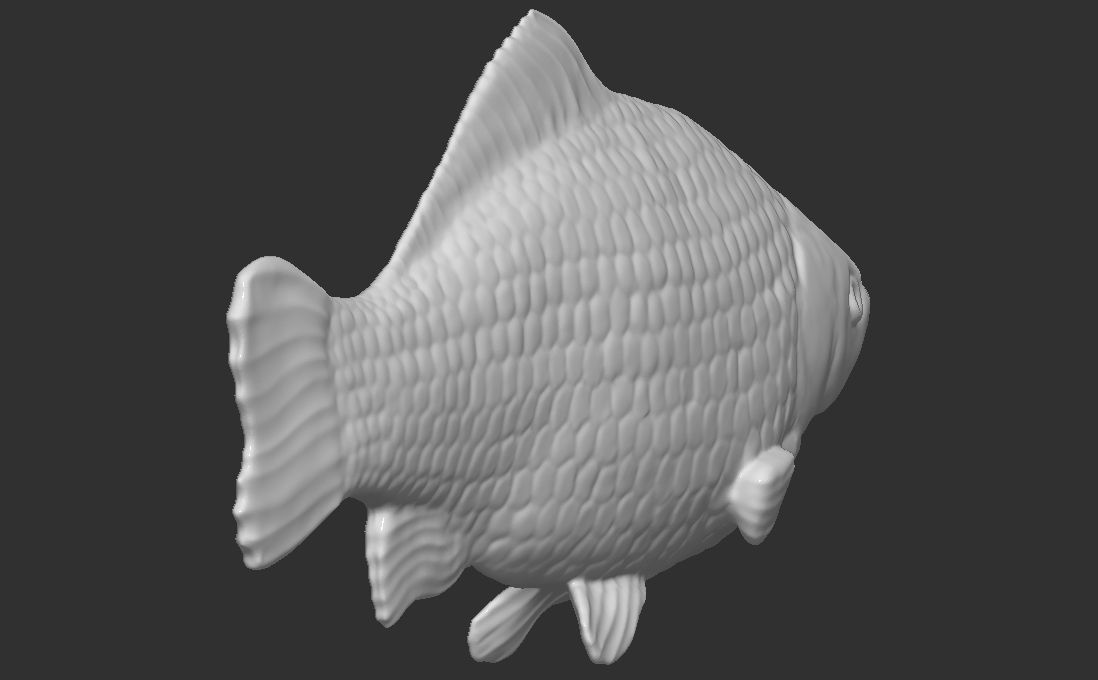 Crucian carp fish for 3D printing 3D model 3D printable | CGTrader