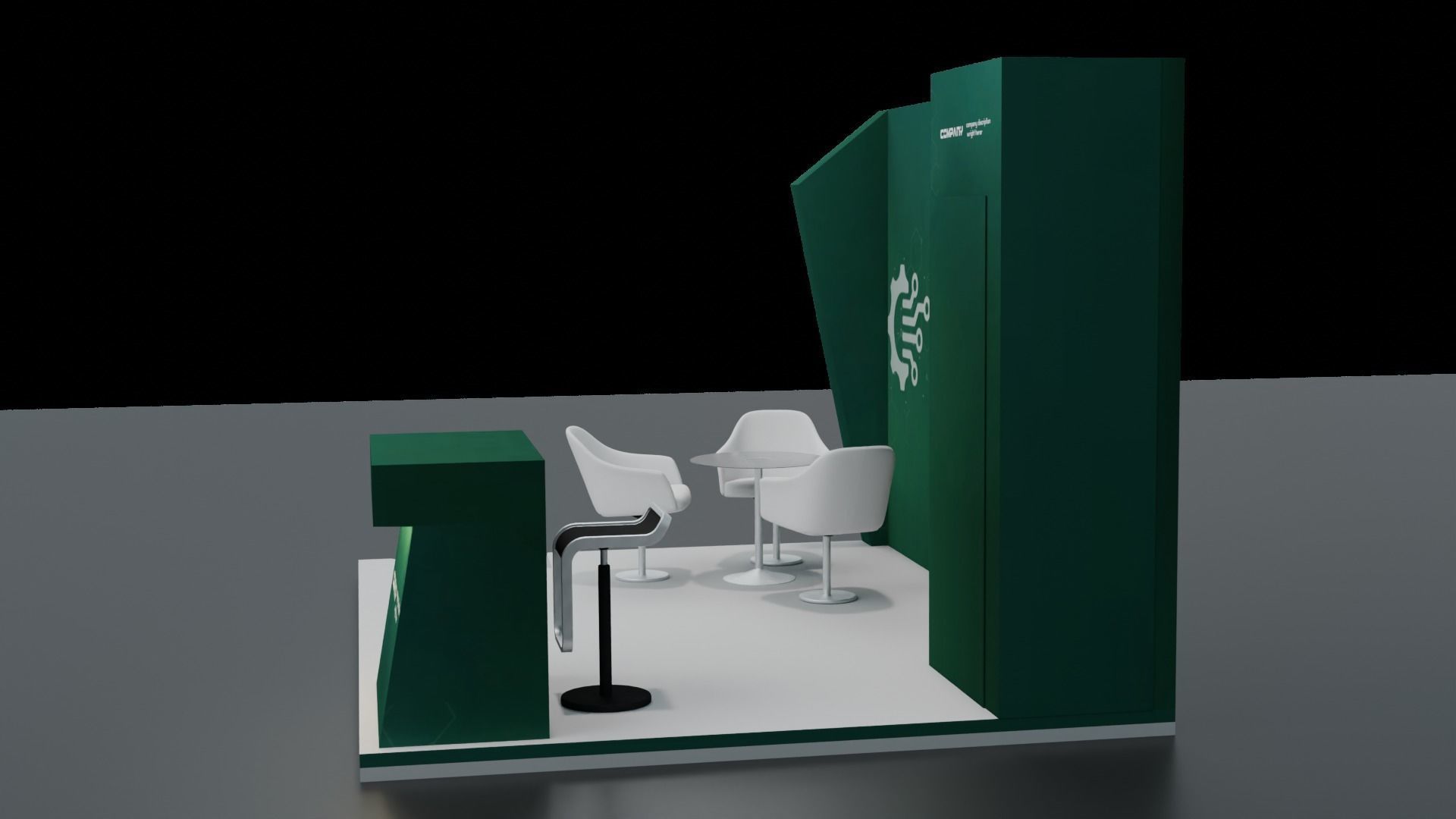 Stall 4x3 3D Model 3D model | CGTrader