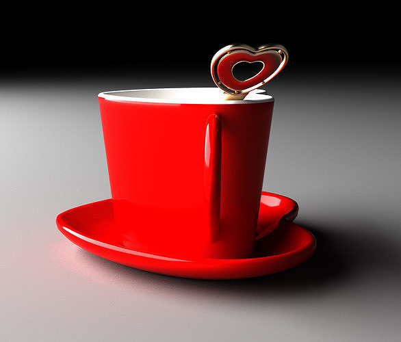 Stylized coffee cup 3D model | CGTrader