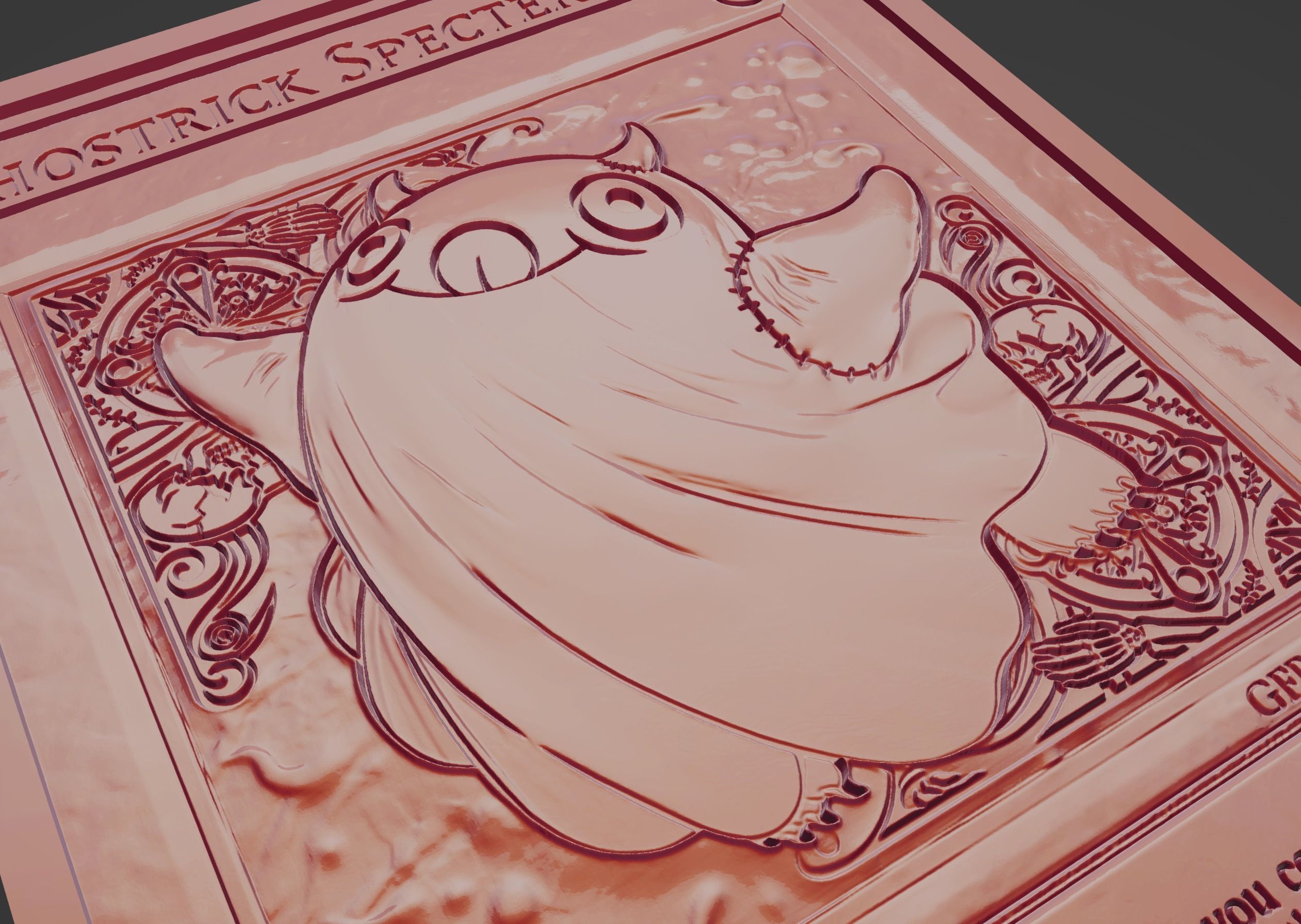 Ghostrick Specter - yuygioh free 3D model 3D printable | CGTrader