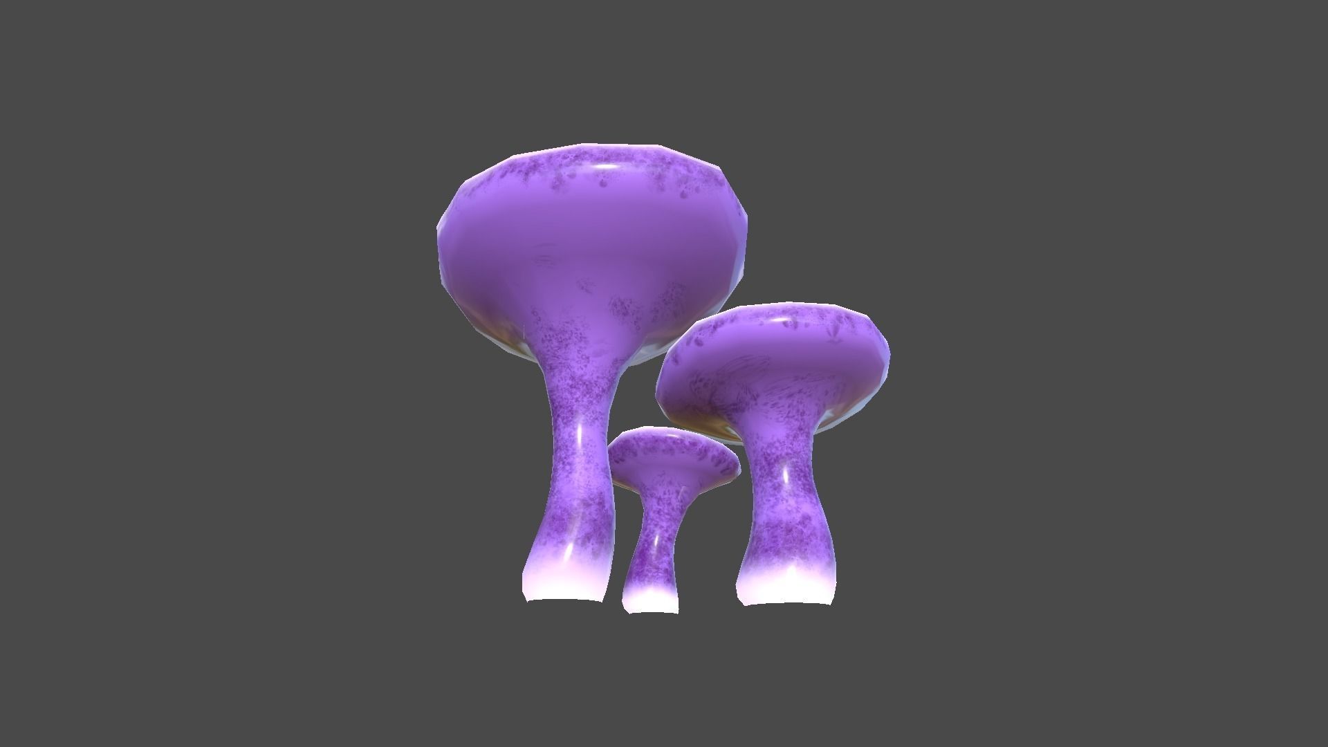 3D model Fantasy Mushroom J06 Purple - Scene Backdrop Design VR / AR ...