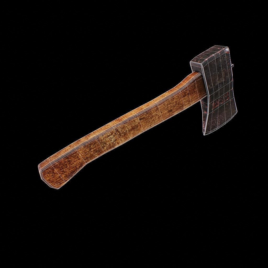 3D model Old Axe v2 VR / AR / low-poly | CGTrader