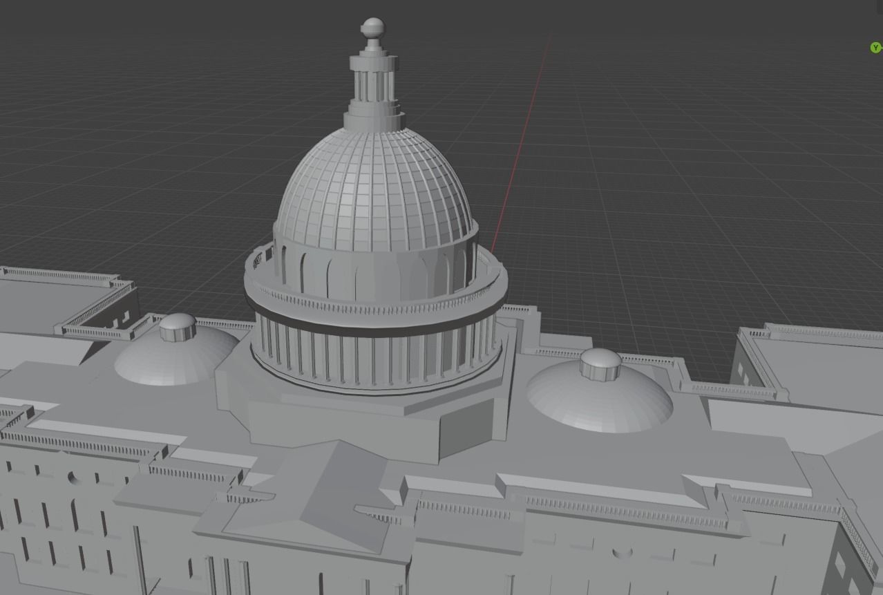 capitol washington free VR / AR / low-poly 3D model | CGTrader