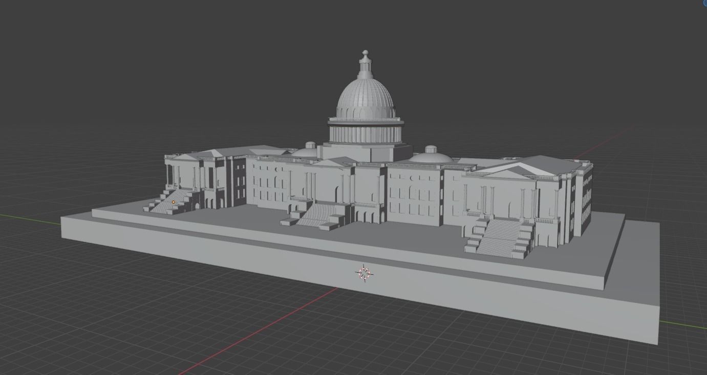 capitol washington free VR / AR / low-poly 3D model | CGTrader