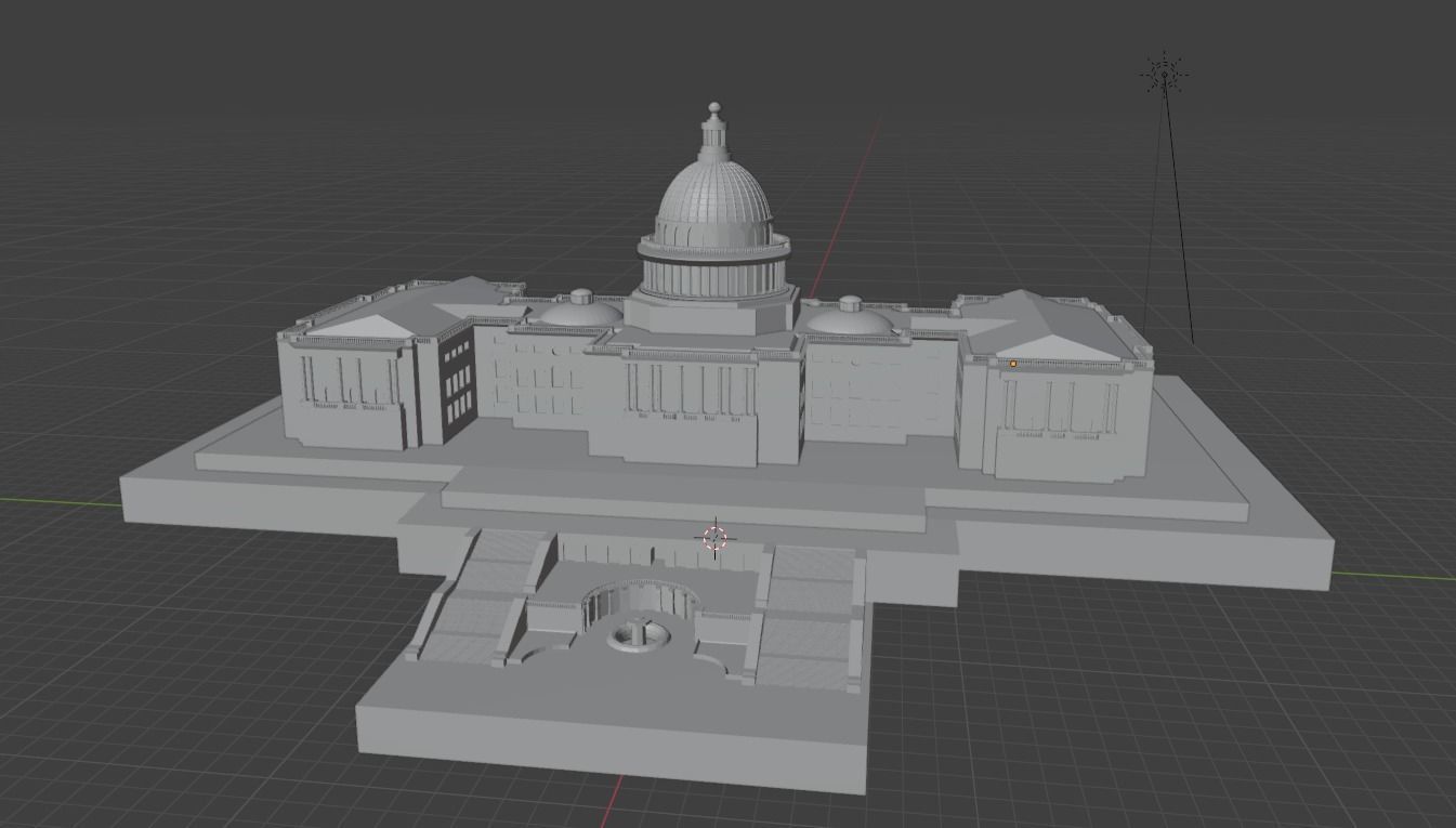 capitol washington free VR / AR / low-poly 3D model | CGTrader