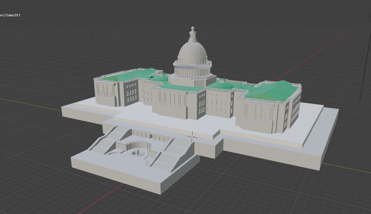 capitol washington free VR / AR / low-poly 3D model | CGTrader
