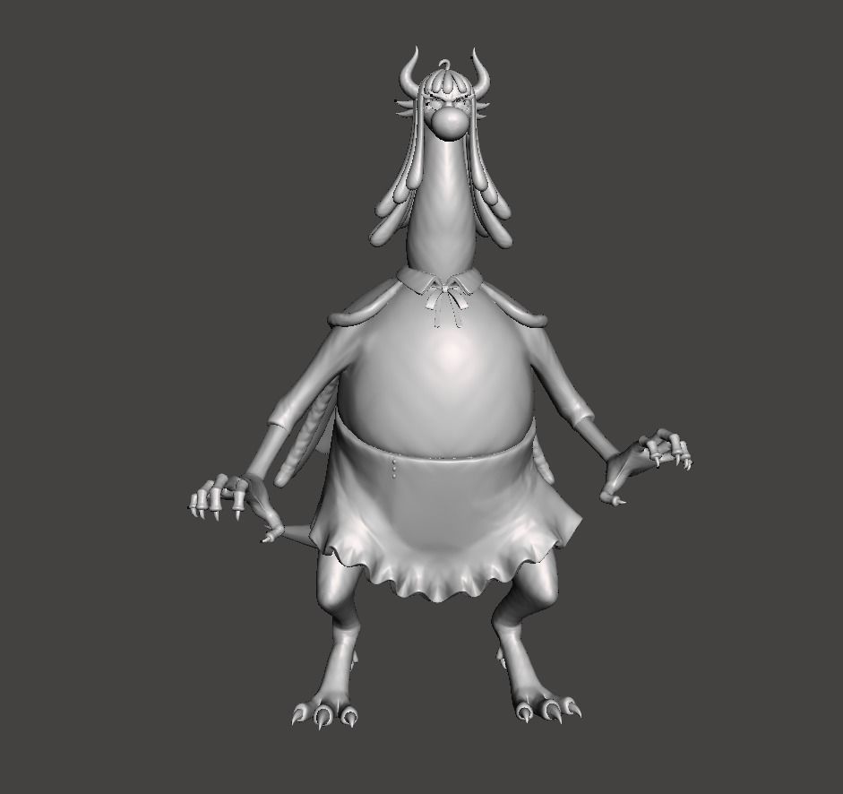Ulti Pachycephalosaurus form 3D Model 3D model 3D printable | CGTrader