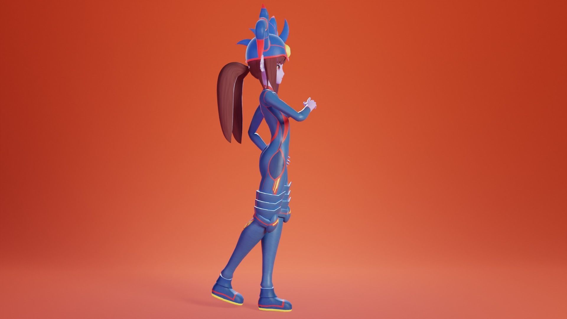 Stylized Psyme 3D Character Model - Cute Character Design 3D model ...
