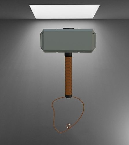 Thors Mjolnir free 3D model 3D printable | CGTrader