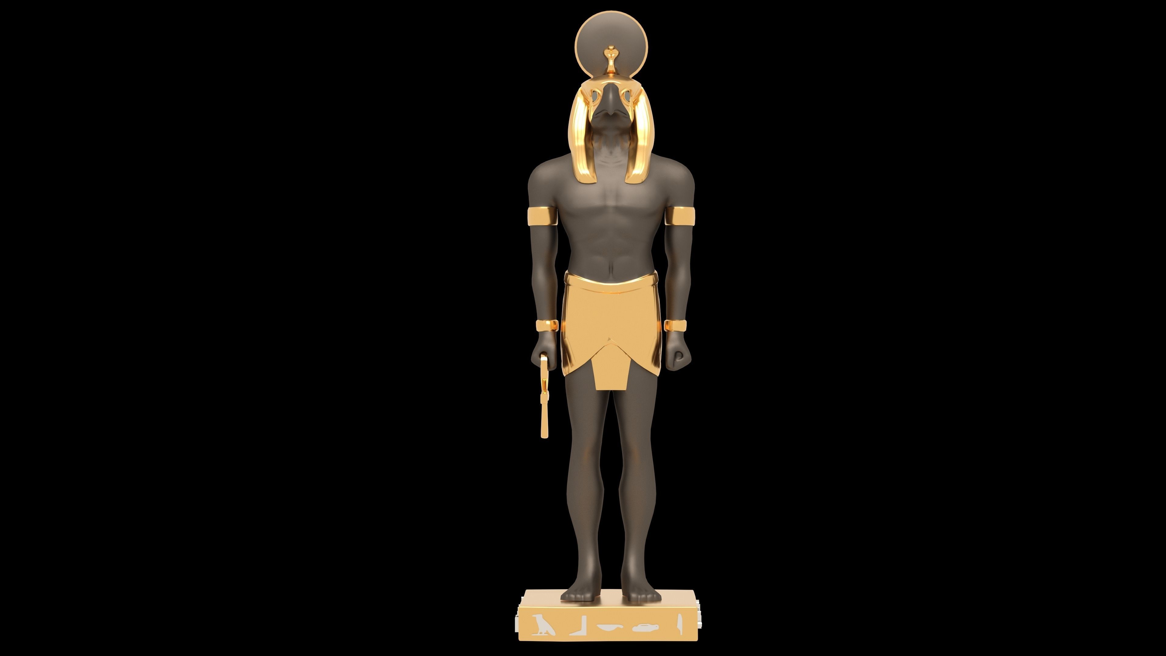 3D model Ancient Egyptian God Horus 4K VR / AR / low-poly | CGTrader