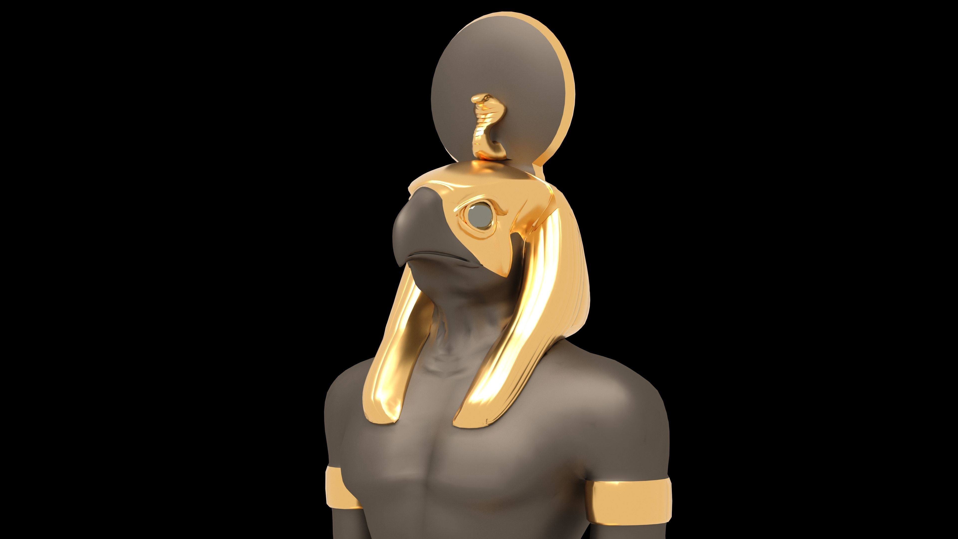 3D model Ancient Egyptian God Horus 4K VR / AR / low-poly | CGTrader