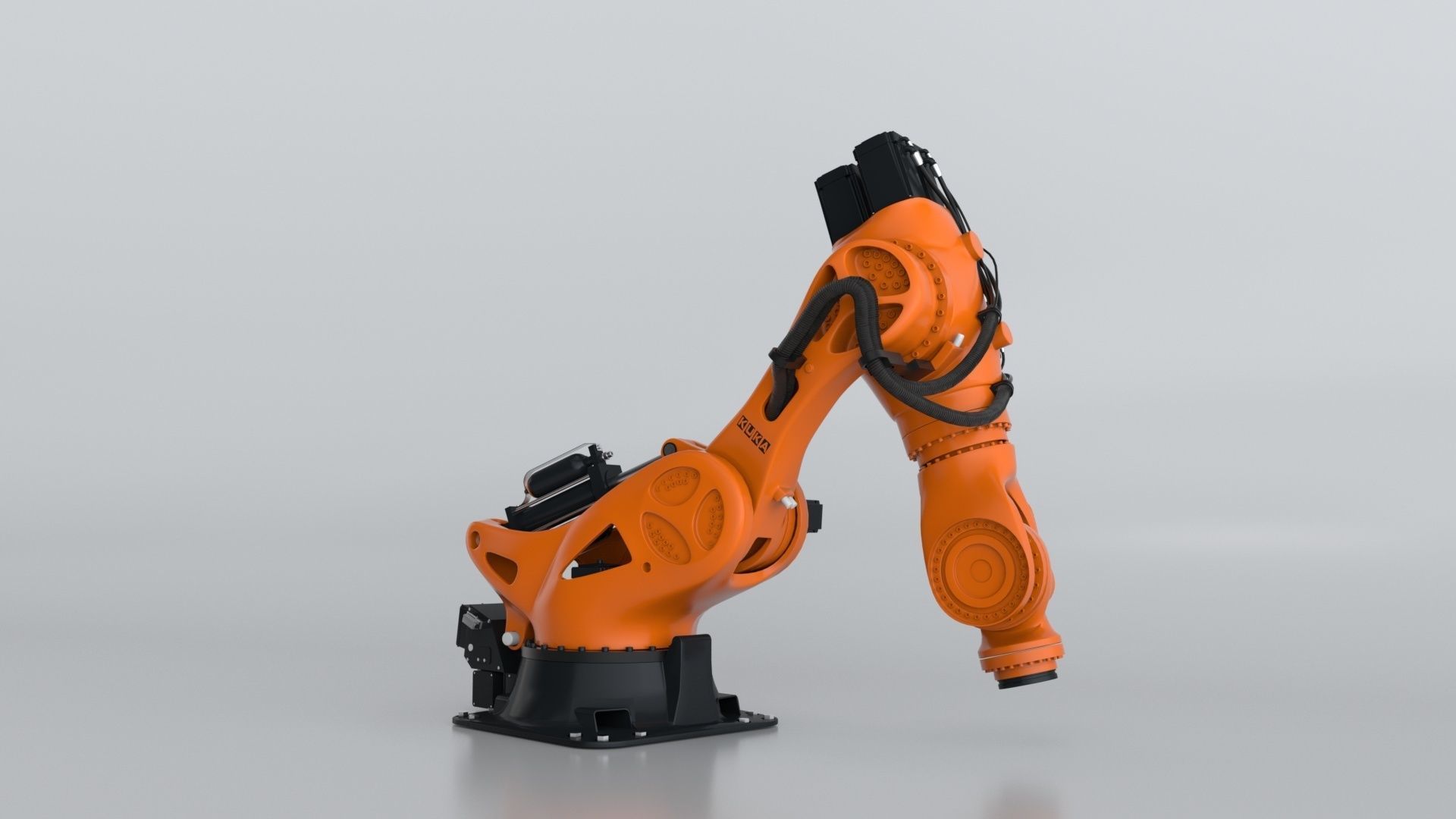 Robotic Arm Kuka Titan 1000 3D model animated rigged | CGTrader