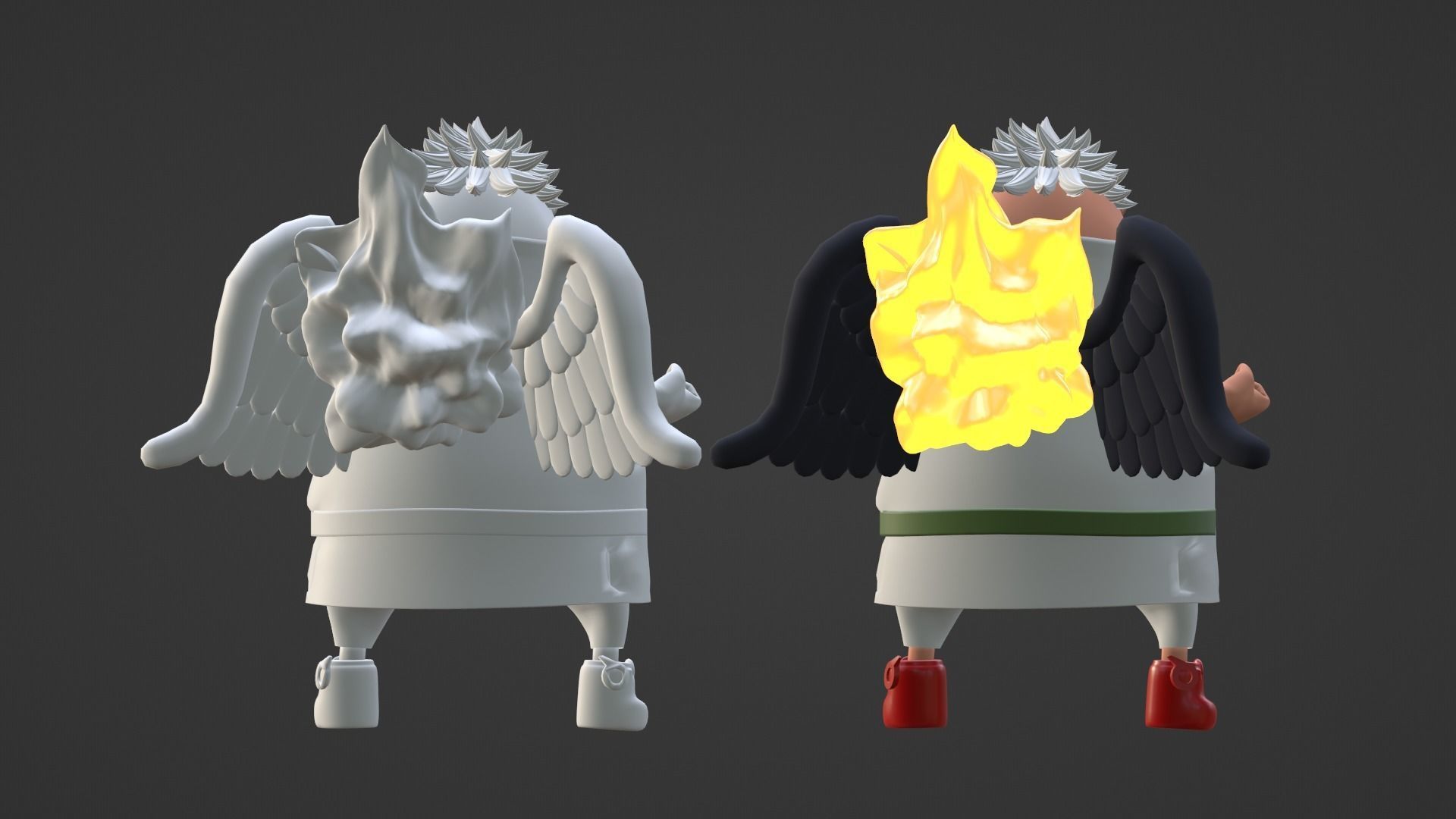 S-Shark Seraphim - One Piece 3D model rigged | CGTrader