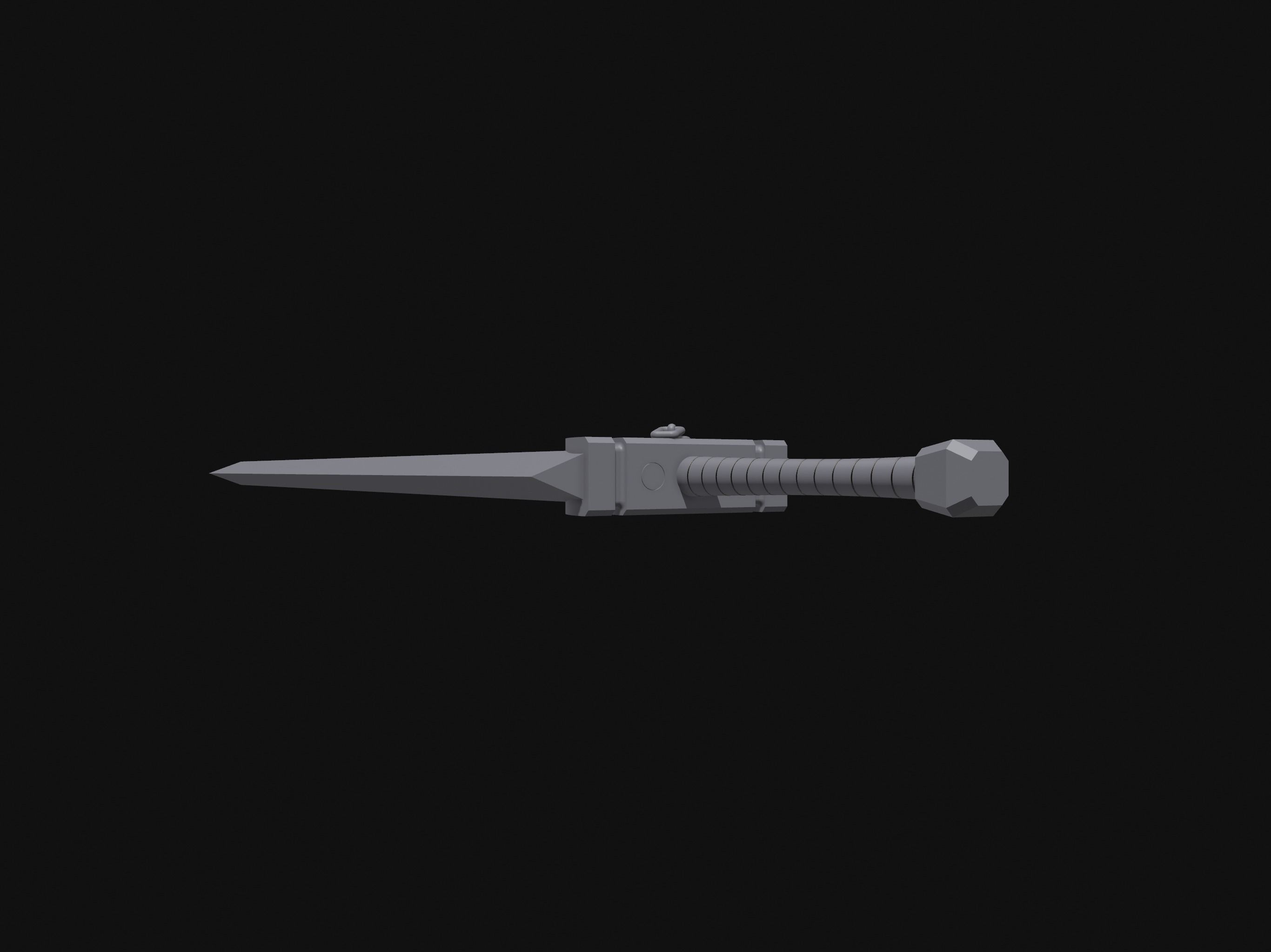 Manga Accurate Dragon Sword 3D model 3D printable | CGTrader
