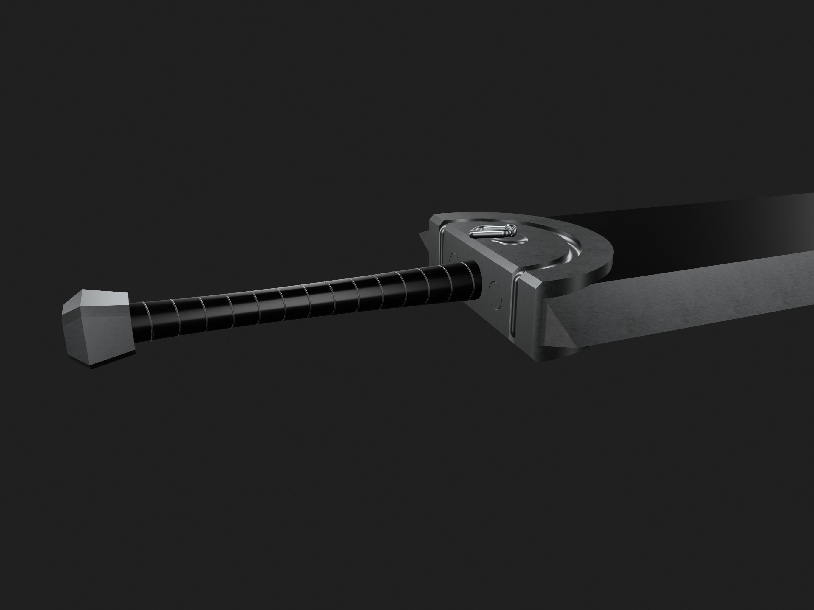 Manga Accurate Dragon Sword 3D model 3D printable | CGTrader