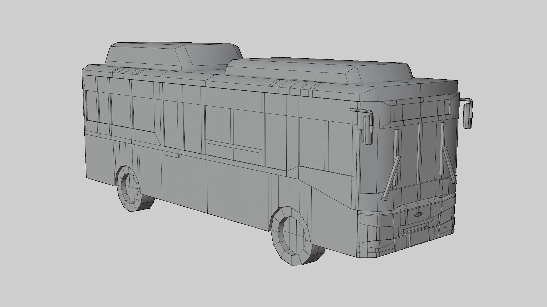 3D model NEX-MINEBUS Orange Thai bus Low poly VR / AR / low-poly | CGTrader