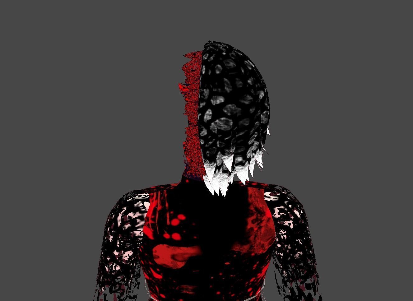 model monster demon mod free 3D model animated rigged | CGTrader