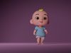 Baby Cocomelon Animated 3D model animated rigged | CGTrader