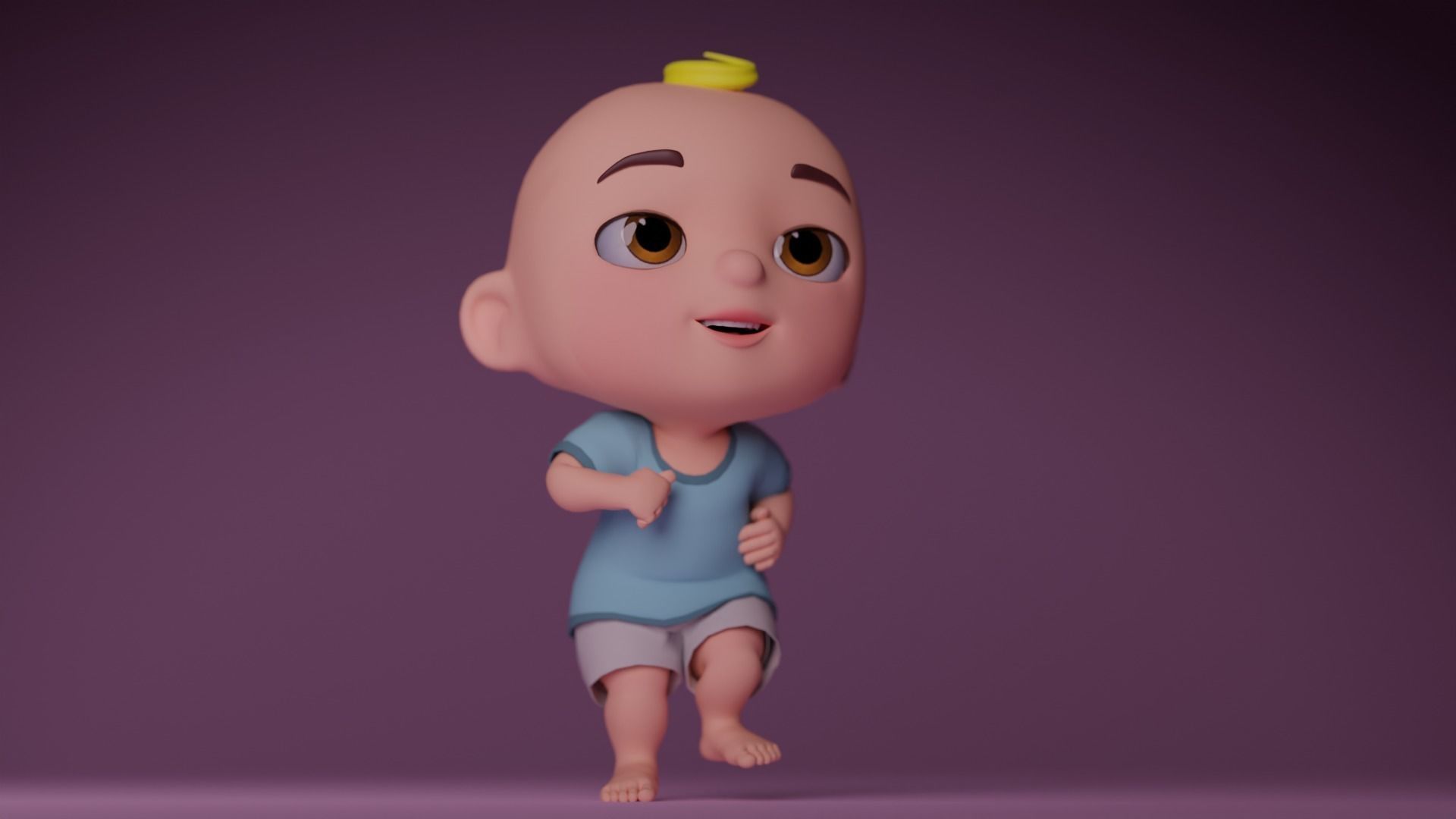 Baby Cocomelon Animated 3D model animated rigged | CGTrader