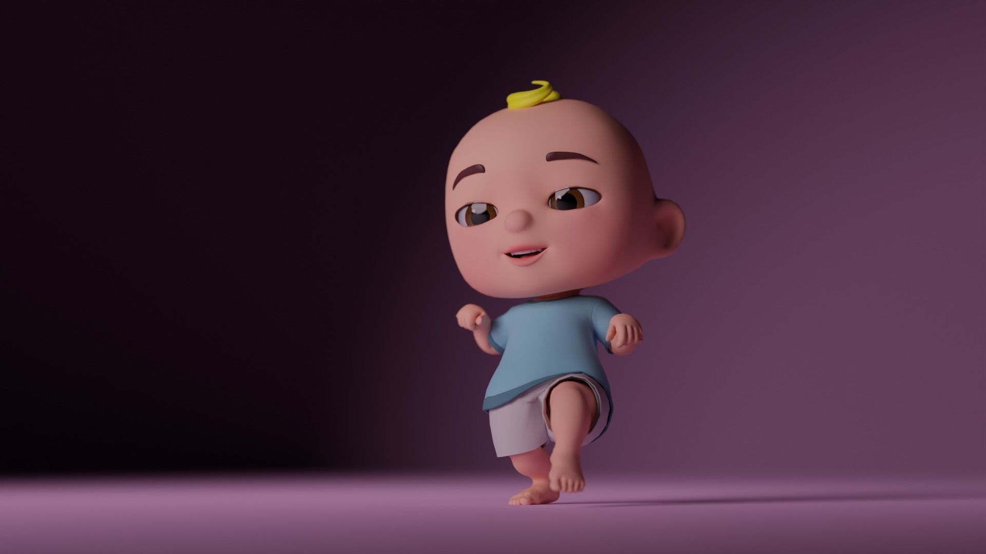 Baby Cocomelon Animated 3D model animated rigged | CGTrader