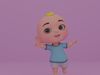Baby Cocomelon Animated 3D model animated rigged | CGTrader