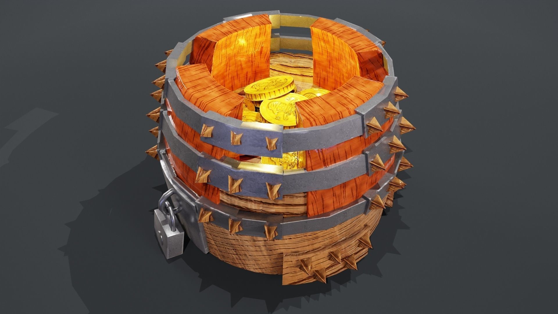Gold storage 3D model | CGTrader