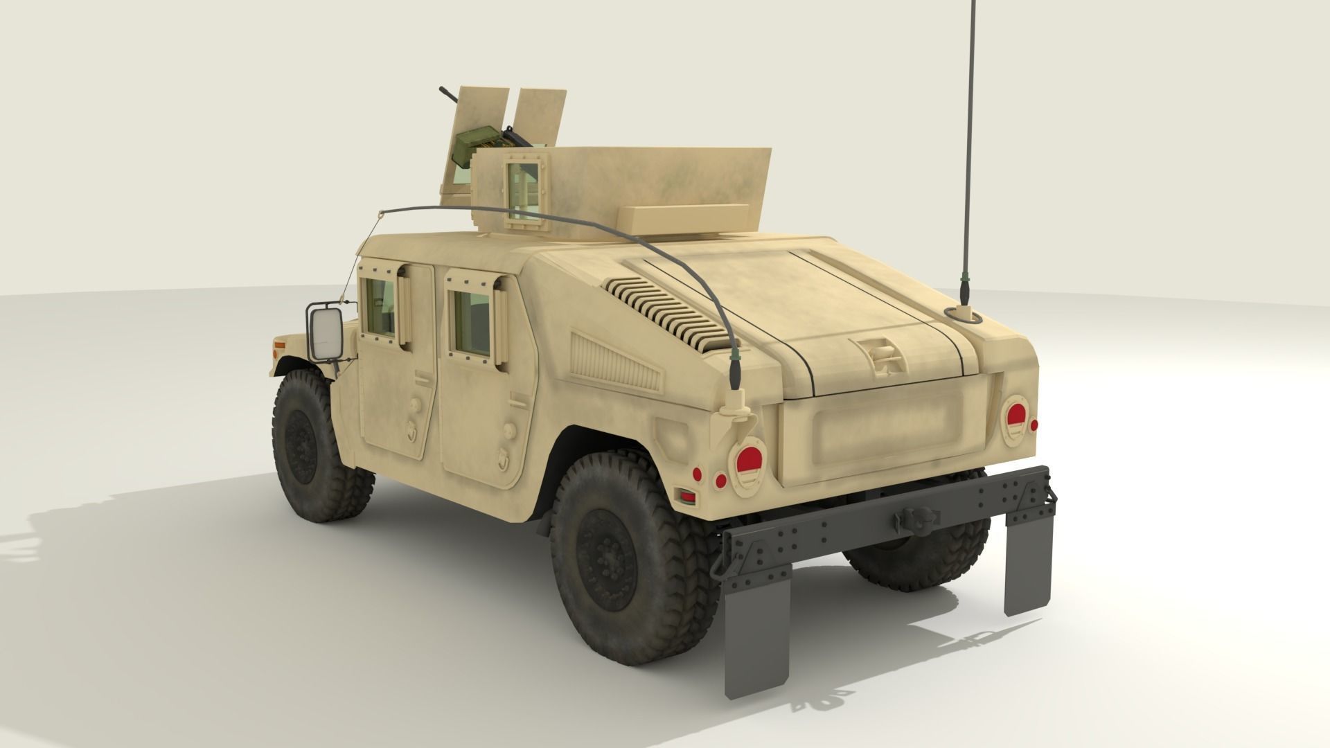 HMMWV M1114 Humvee - Multiple Operators 3D model | CGTrader