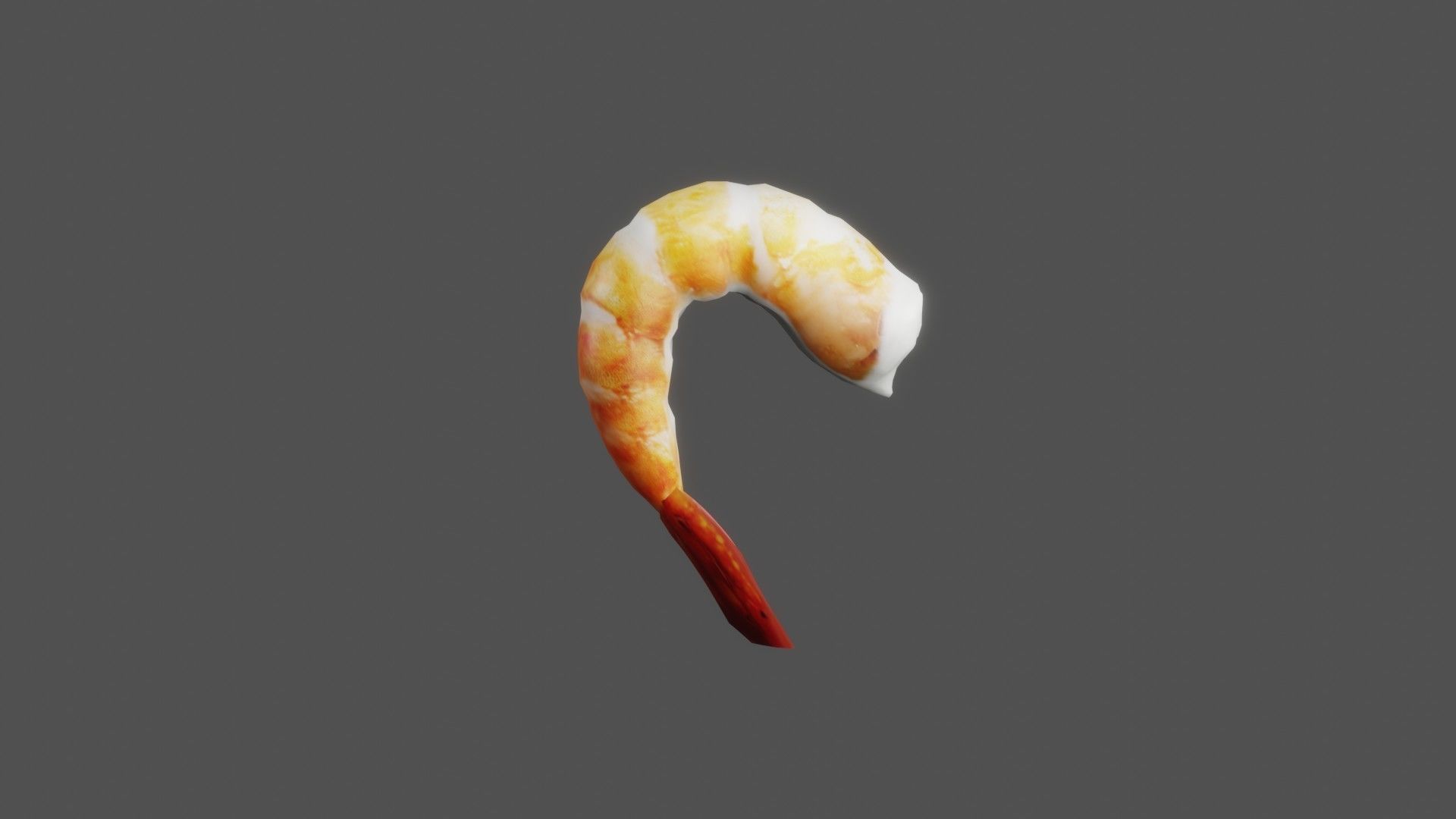 Cooked Shrimp free VR / AR / low-poly 3D model | CGTrader