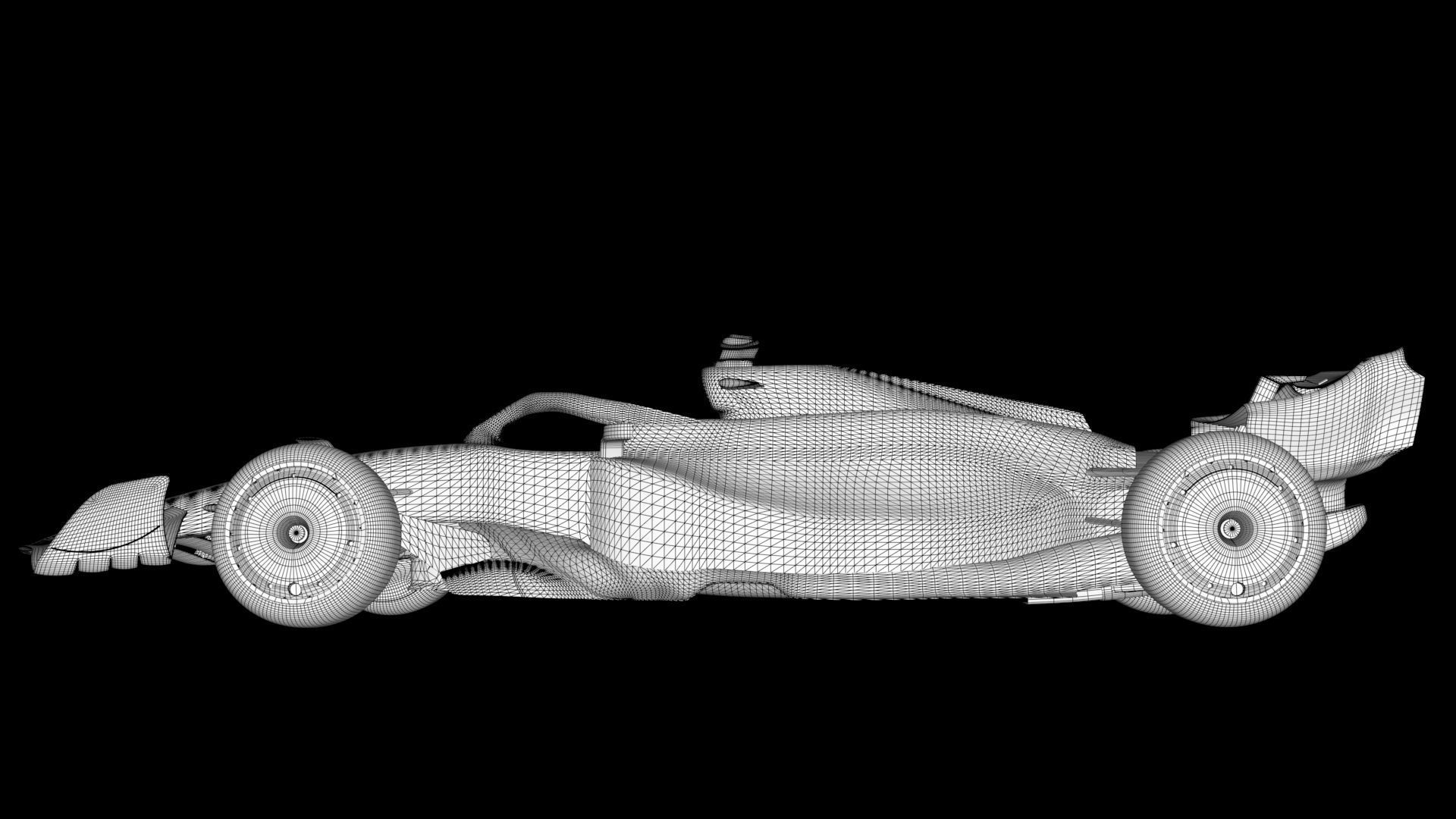 3D model RedBull RB19 Ferrari SF23 Mercedes W14 ALL RIGGED VR / AR ...