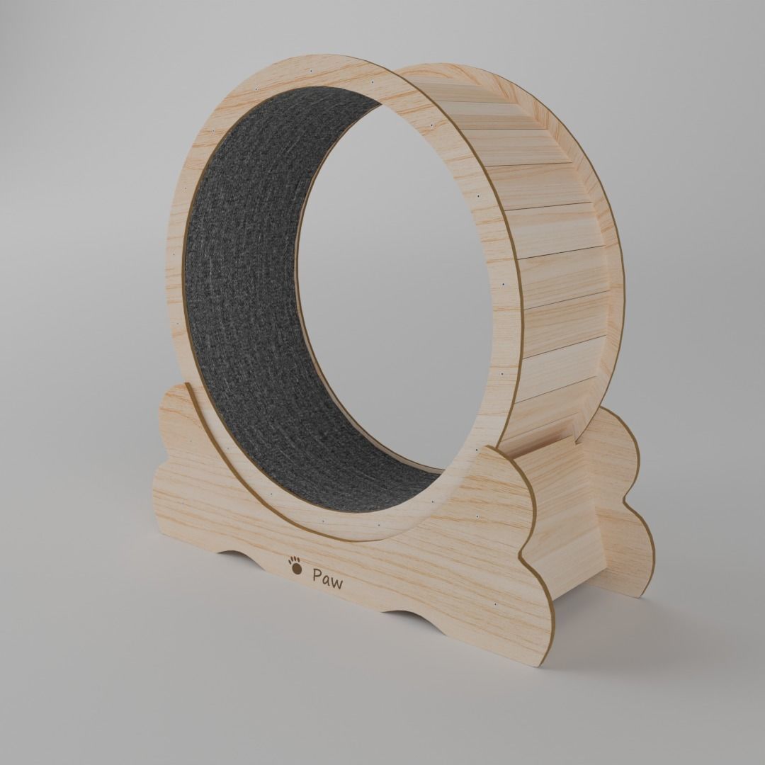Cat Exercise Wheel 3D model | CGTrader