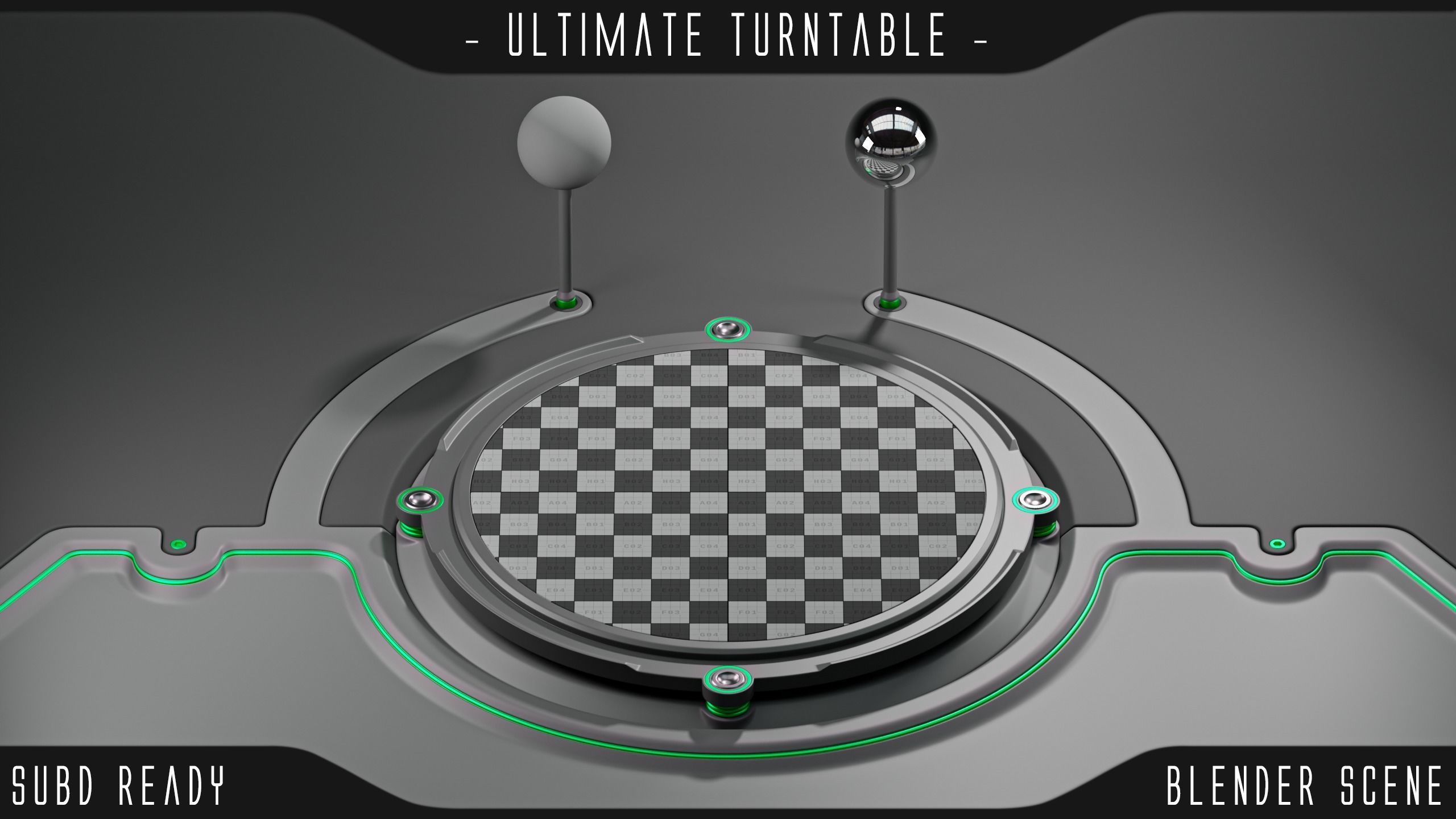 Turntable - Asset Lookdev 3D model animated | CGTrader
