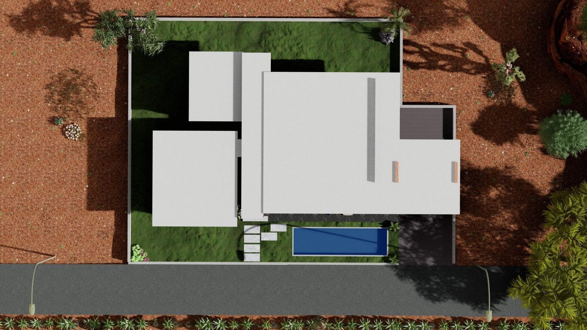 Modern Tiny House Exterior 3d Sketchup Model Lumion Render 3d Model Cgtrader