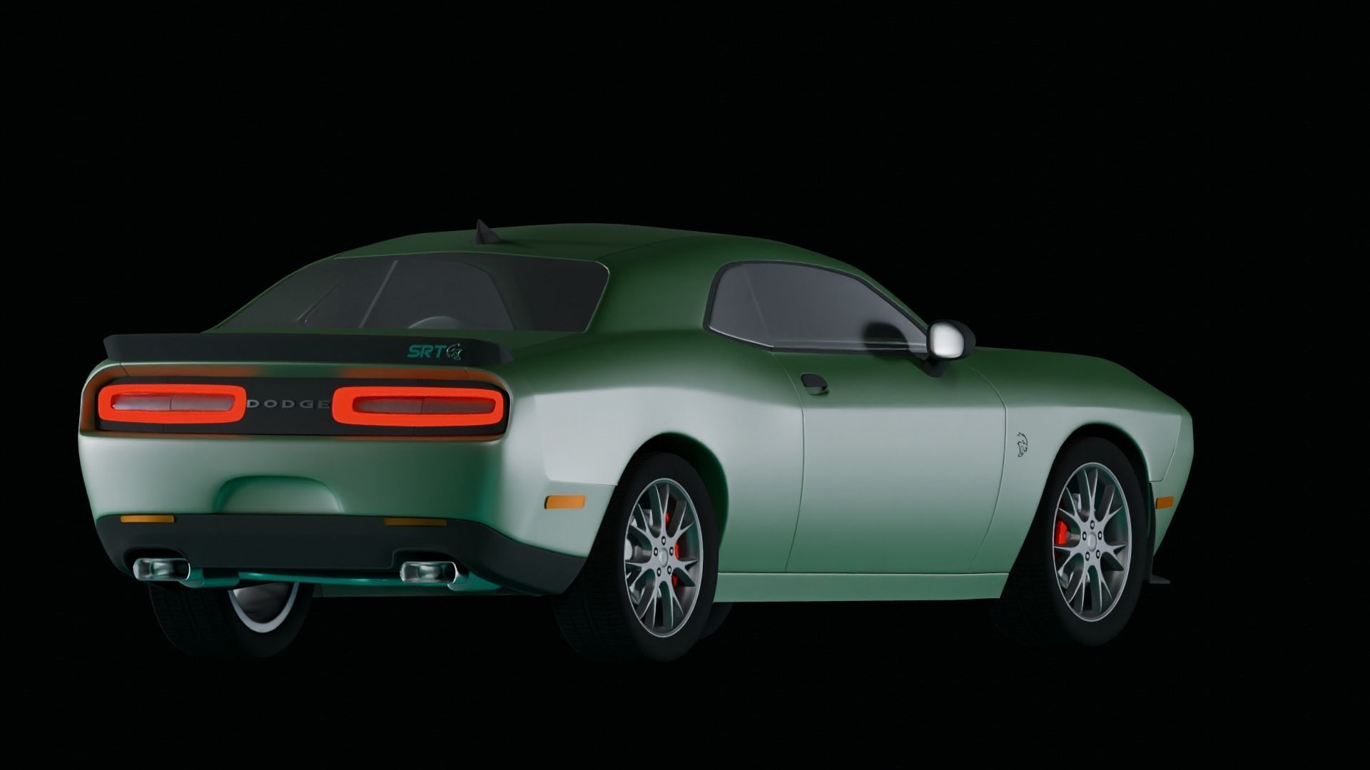 dodge challenger srt hellcat 3D model | CGTrader