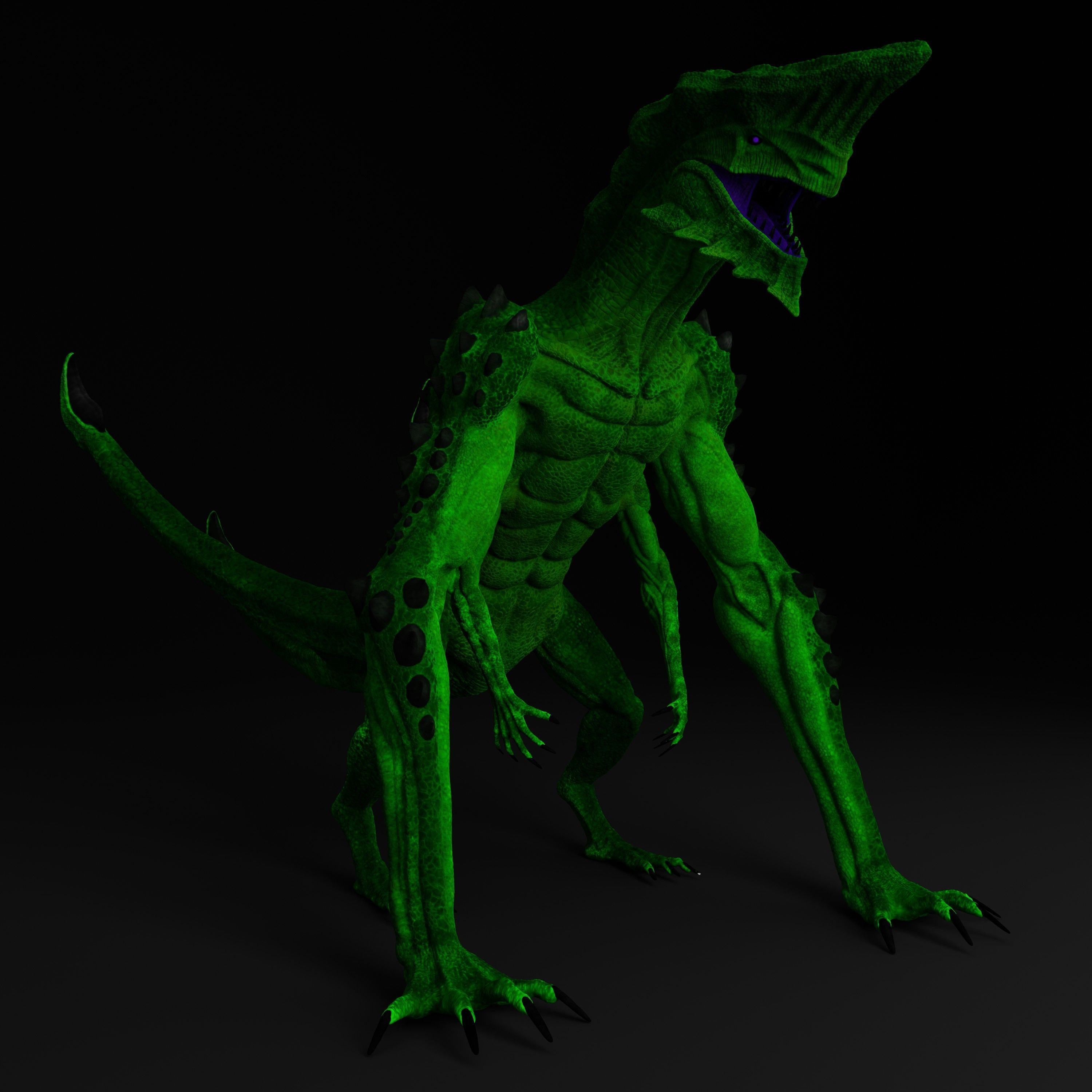 3D Print Jungle Crawler Creature Figure 3D model 3D printable | CGTrader