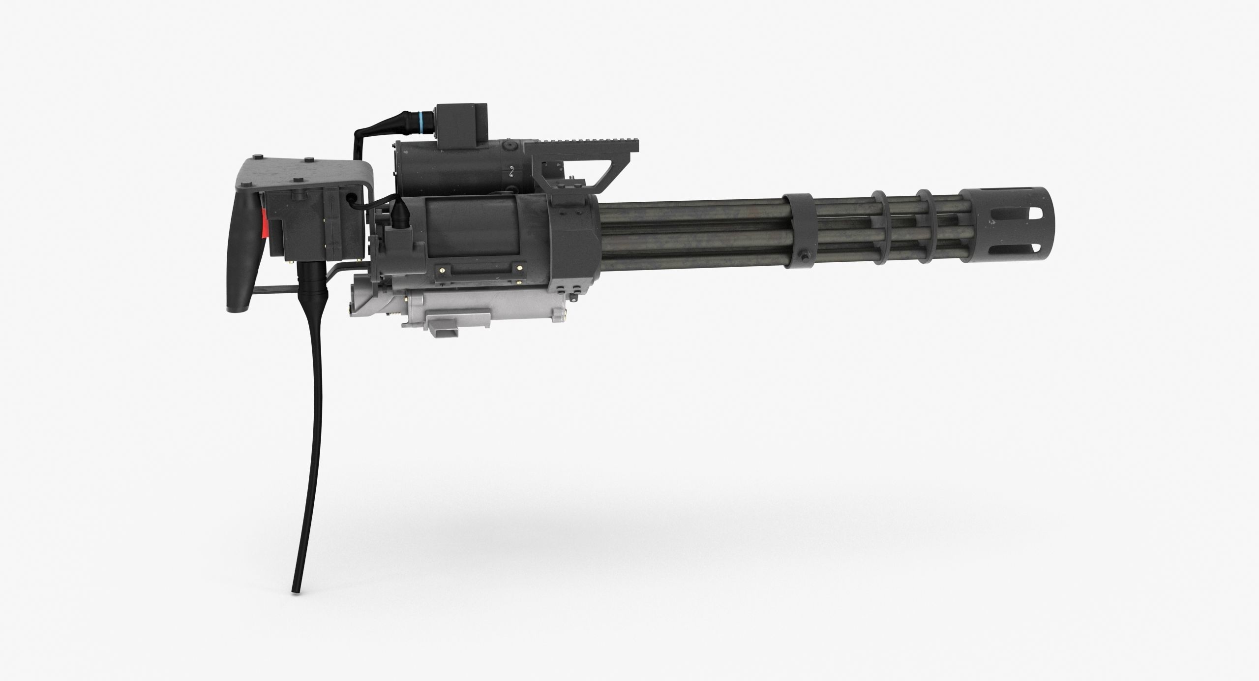 3D model M134 Minigun Clean VR / AR / low-poly | CGTrader