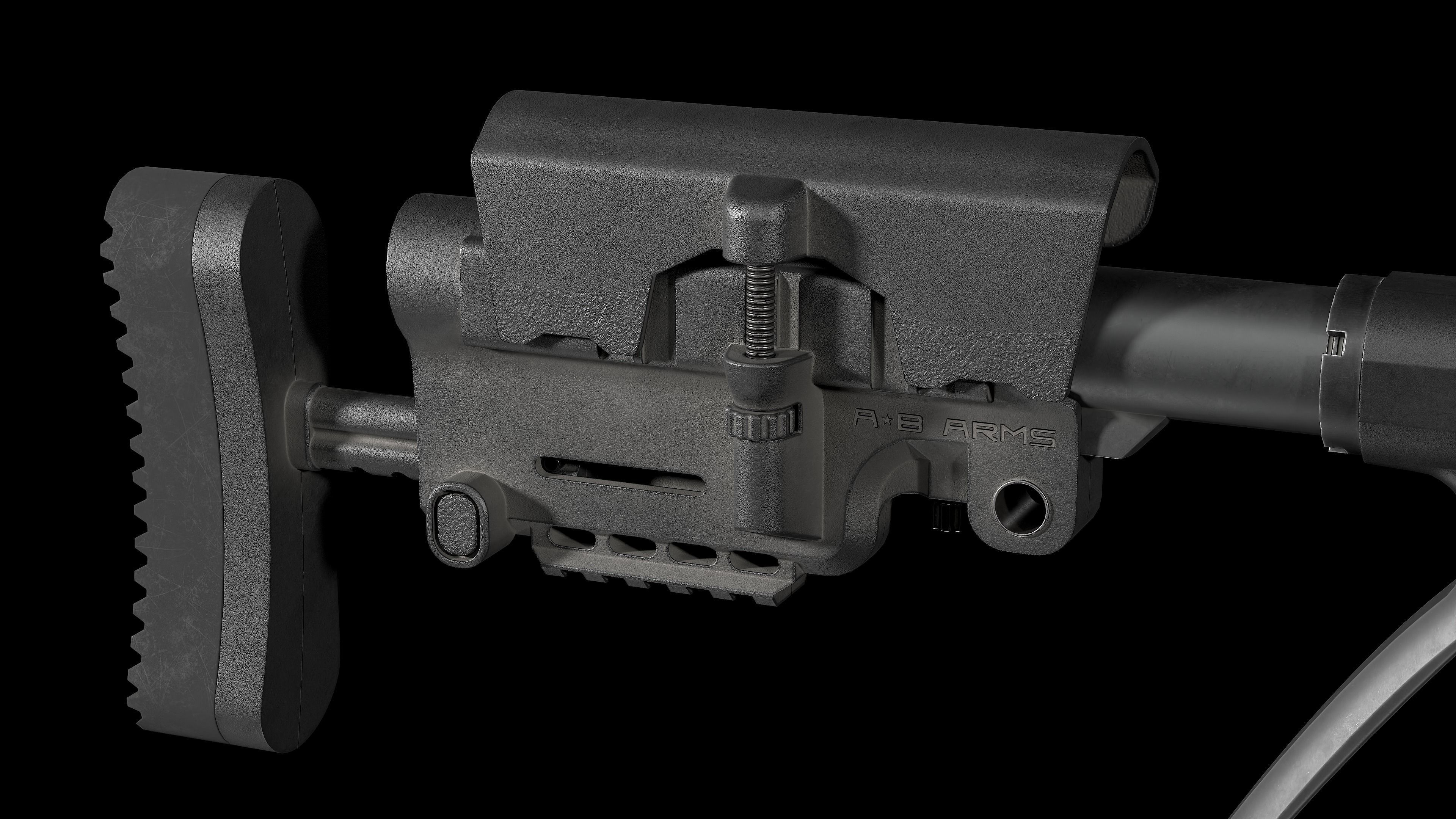 3D model Remington M700 Tactical Bolt-action Sniper Rifle VR / AR / low ...