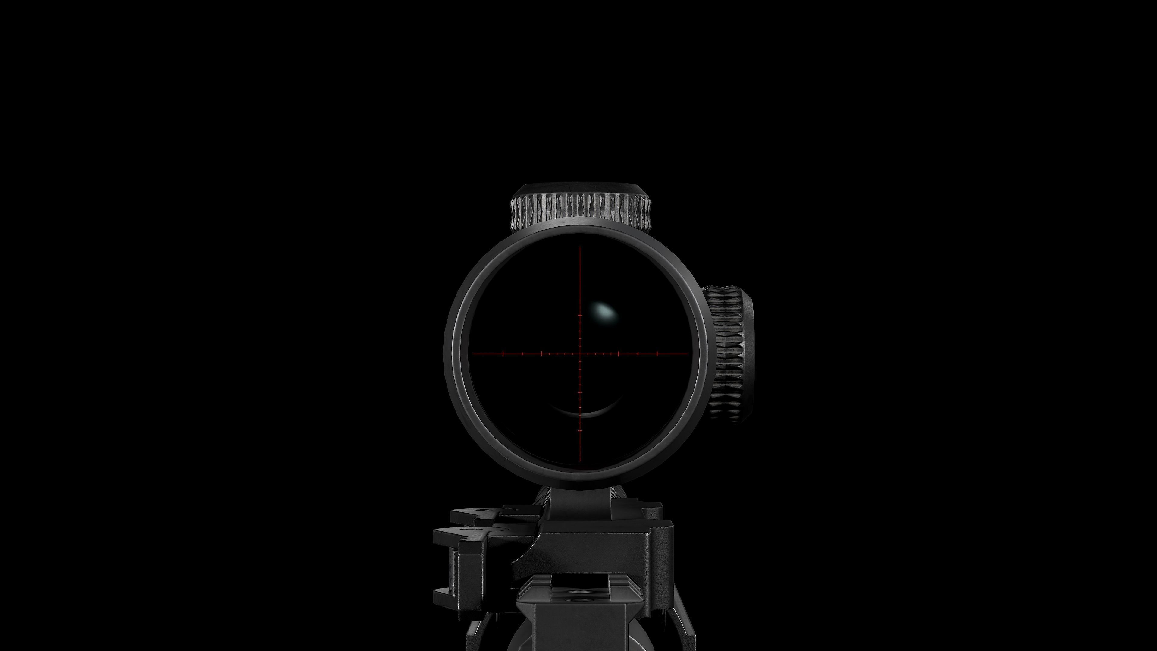 3D model Remington M700 Tactical Bolt-action Sniper Rifle VR / AR / low ...