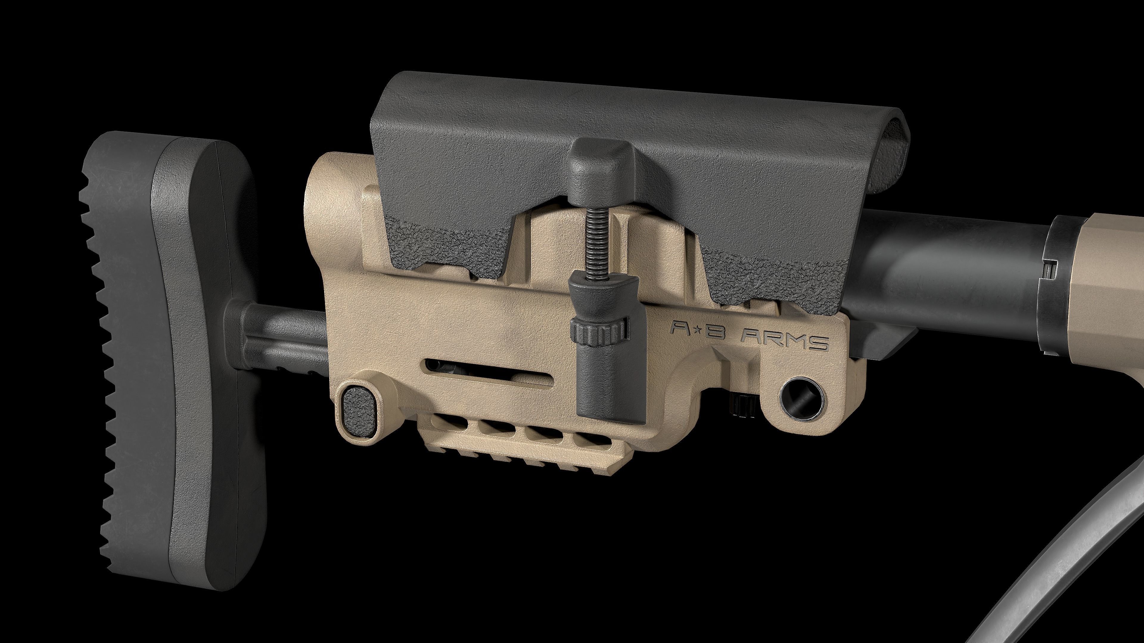 3D model Remington M700 Tactical Bolt-action Sniper Rifle VR / AR / low ...