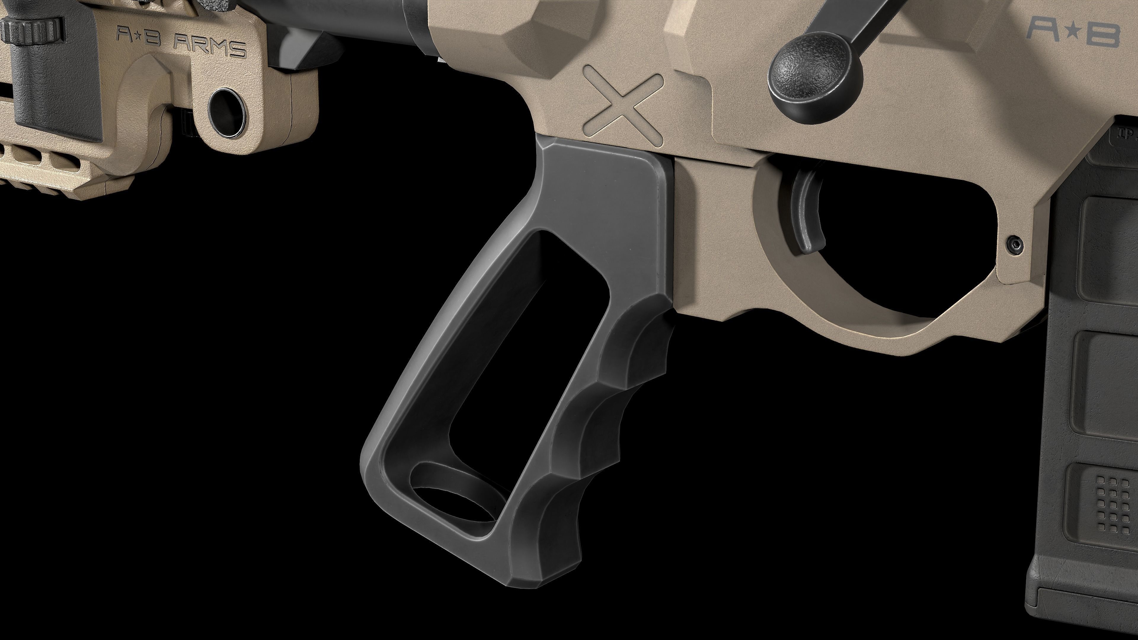 3D model Remington M700 Tactical Bolt-action Sniper Rifle VR / AR / low ...