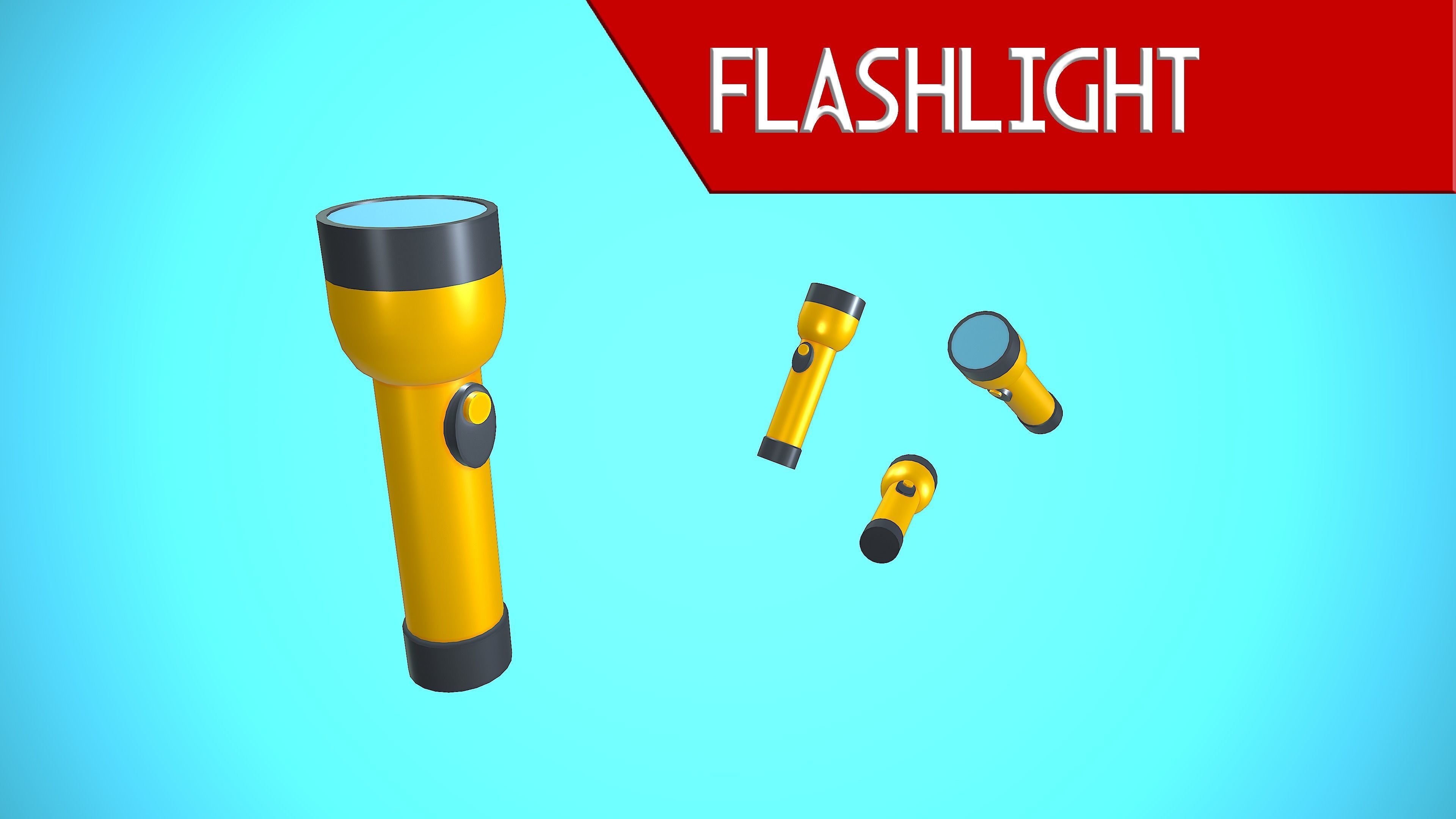 FLASHLIGHT CARTOON STYLIZED 3D model | CGTrader