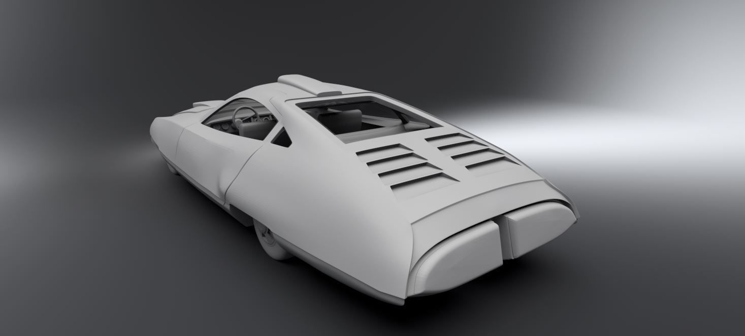 Ed Strakers Car Scale model 3D model 3D printable | CGTrader