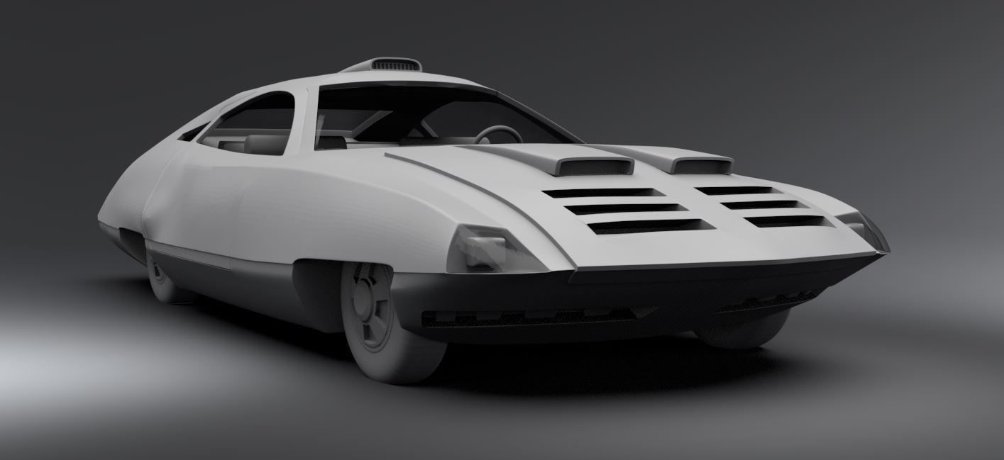 Ed Strakers Car Scale model 3D model 3D printable | CGTrader