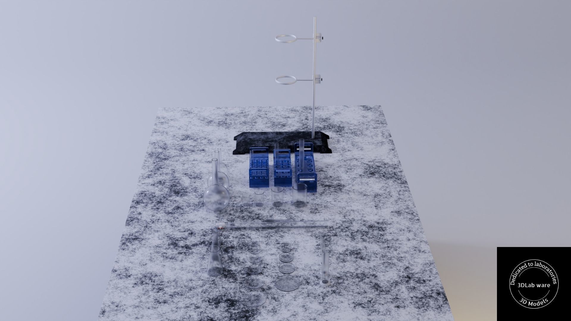 3D Laboratory Equipment Pack free 3D model | CGTrader