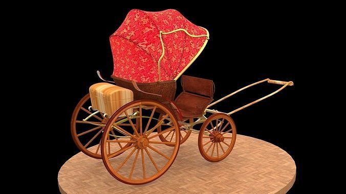 Chinese rickshaw 3D model | CGTrader