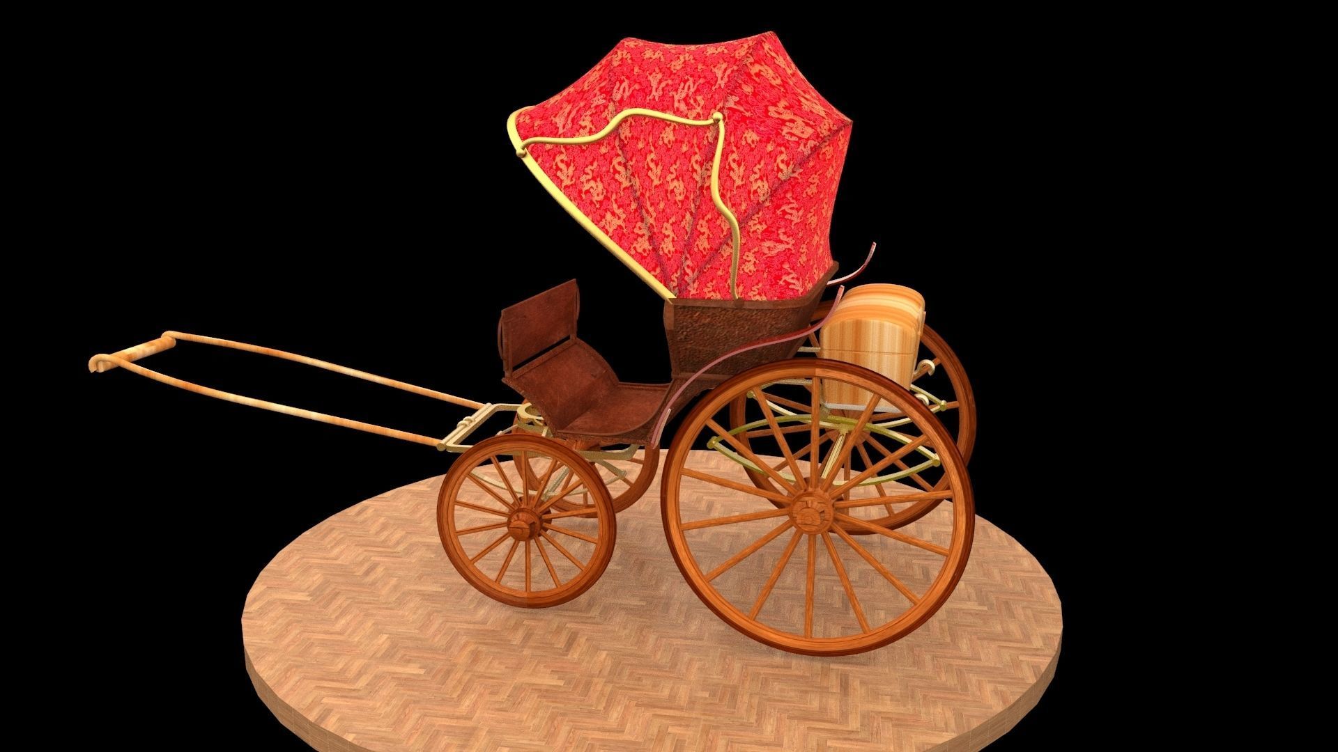 Chinese rickshaw 3D model | CGTrader