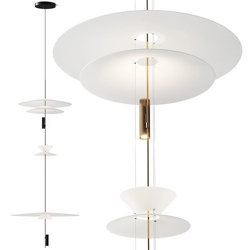 Flamingo 1570 Vibia Pendant Lamp 3D model | CGTrader